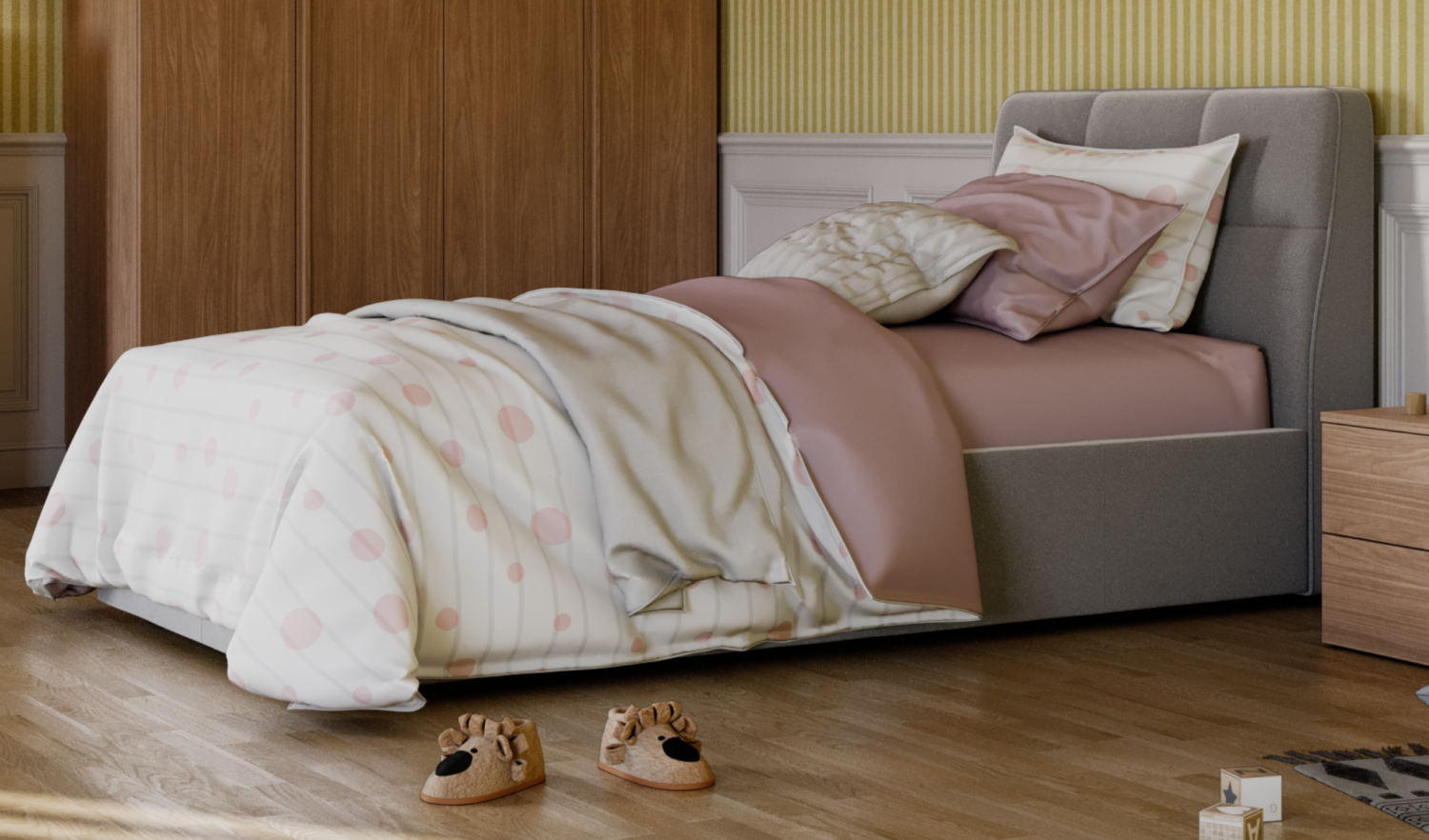 Melia Bed | Personalized Comfort in All Sizes & Colors | Krea Malta